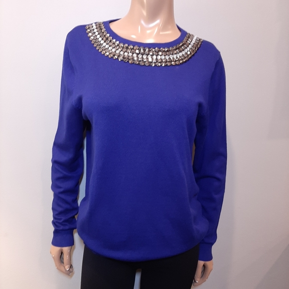 Bianca Nygard | Sweaters | Bianca Nygard Jeweled Sweater Embellished ...